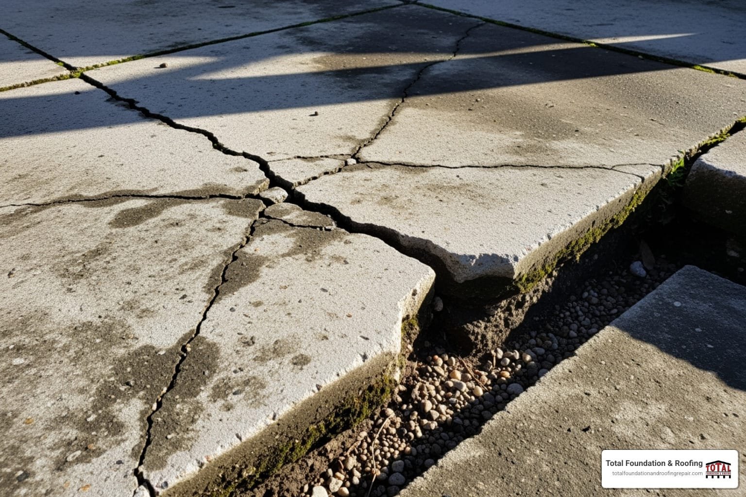 The Truth About Concrete Slab Settling - Total Foundation & Roofing