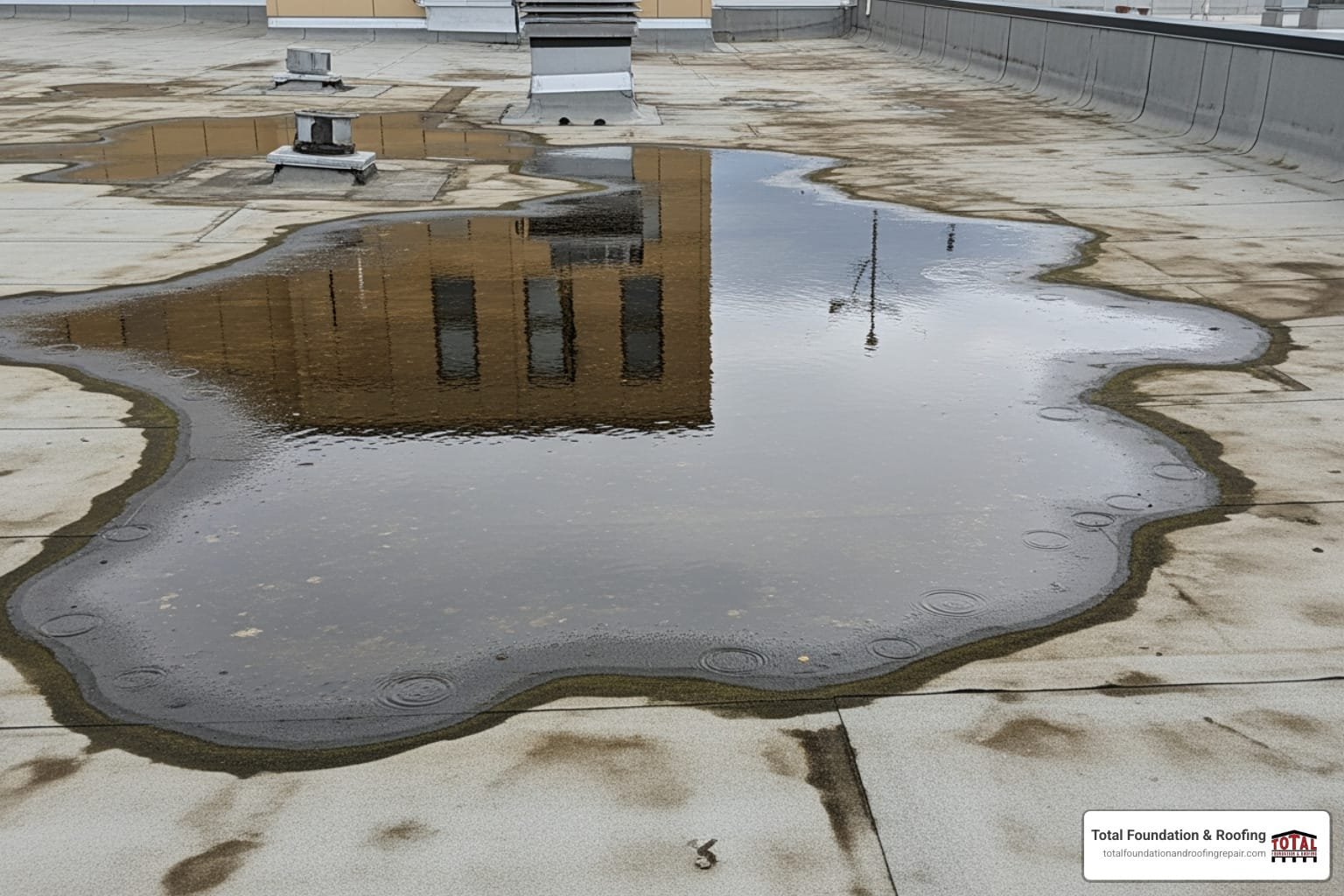 Standing Water, Serious Problems: A Guide to Flat Roof Water Damage ...